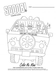 FREE SCOOB Coloring Sheets! - Red Deer